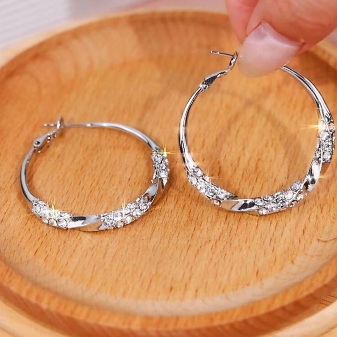 💎 CATCH THE LIGHT & KEEP IT SAFE – Secure Sparkle Drop Earrings 💎 ...